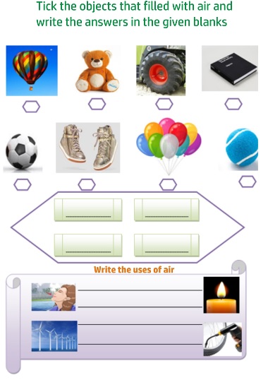 worksheets: Tick The Objects