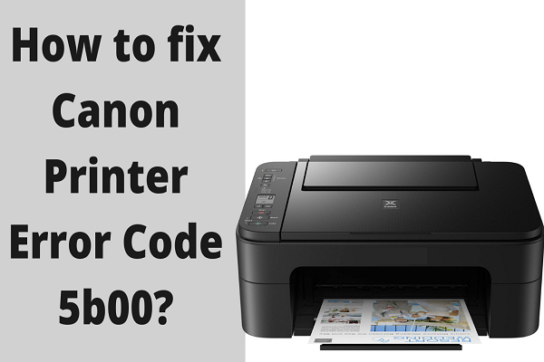 How to Fix Canon Printer Error Code 5b00