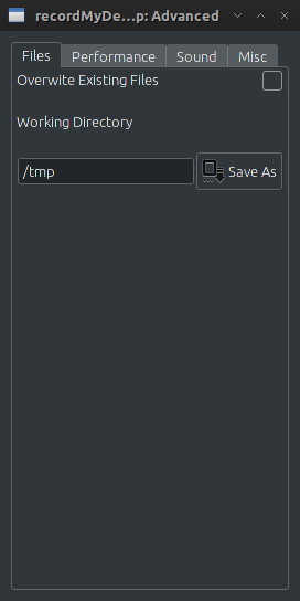 Record Arch Linux Desktop using recordMyDesktop