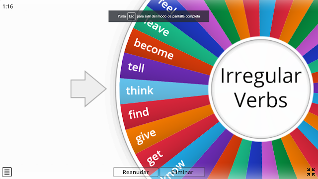 Susanasteaching: IRREGULAR VERBS WHEEL