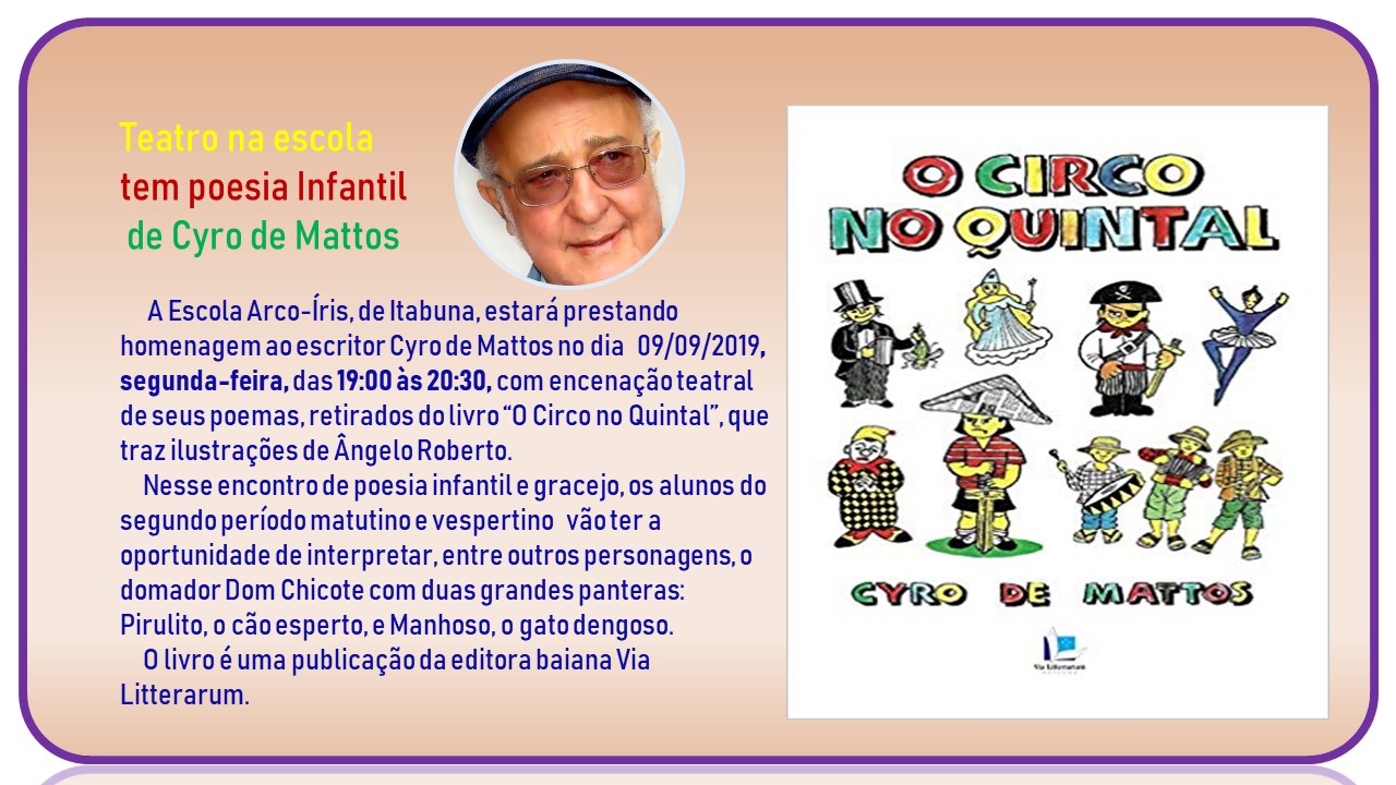 Itabuna Centenária Artes & Literatura - ICAL: TEATRO NA ESCOLA TEM ...