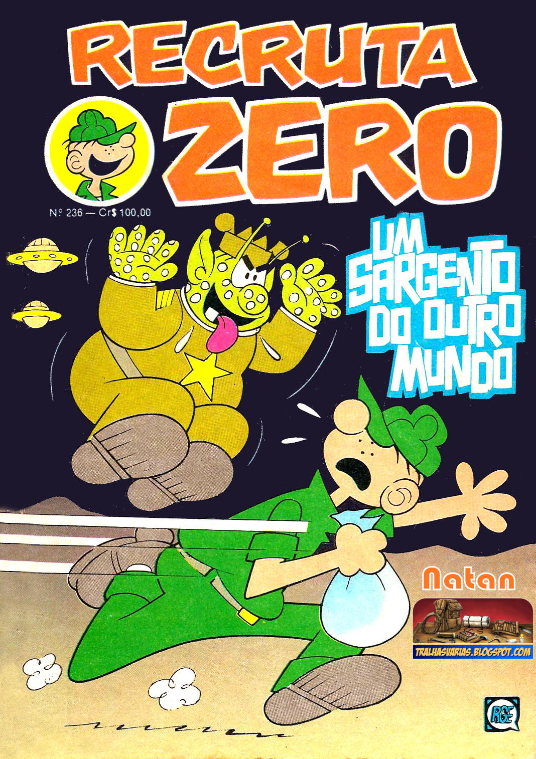 Gibis Clássicos: Recruta Zero n° 236 - RGE