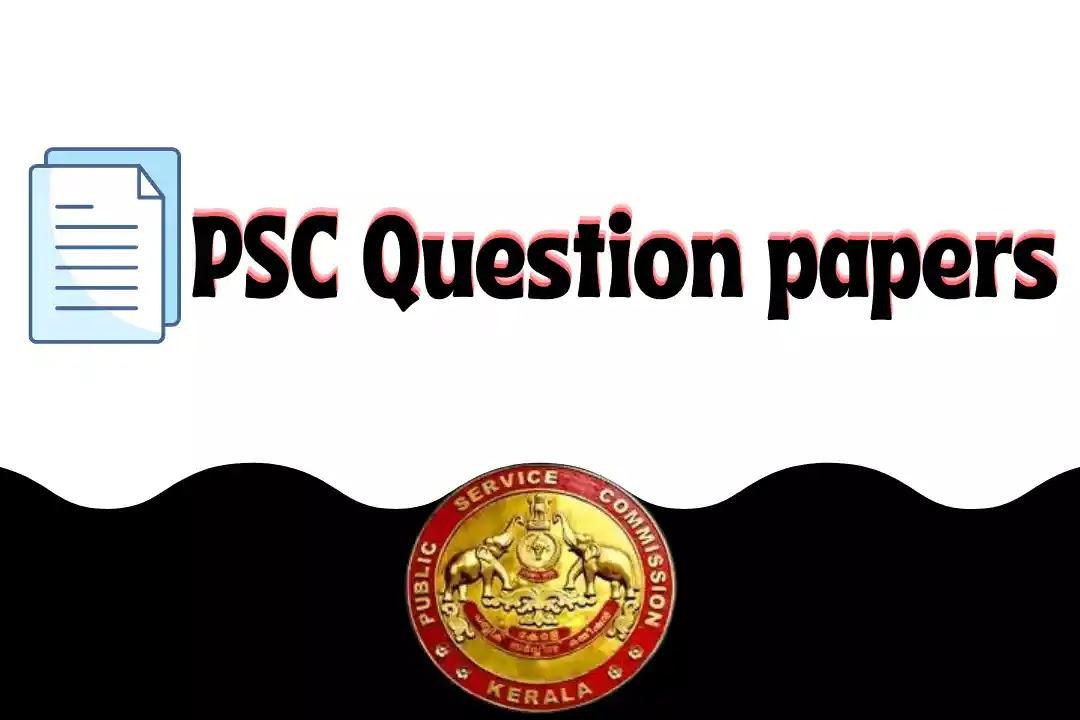 Kerala PSC Question Papers 2020 - PSC PDF BANK