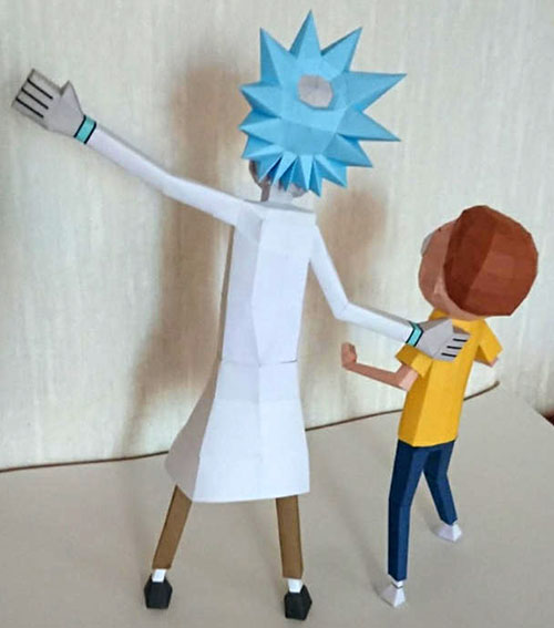 Rick and Morty Papercraft | Paperized Crafts