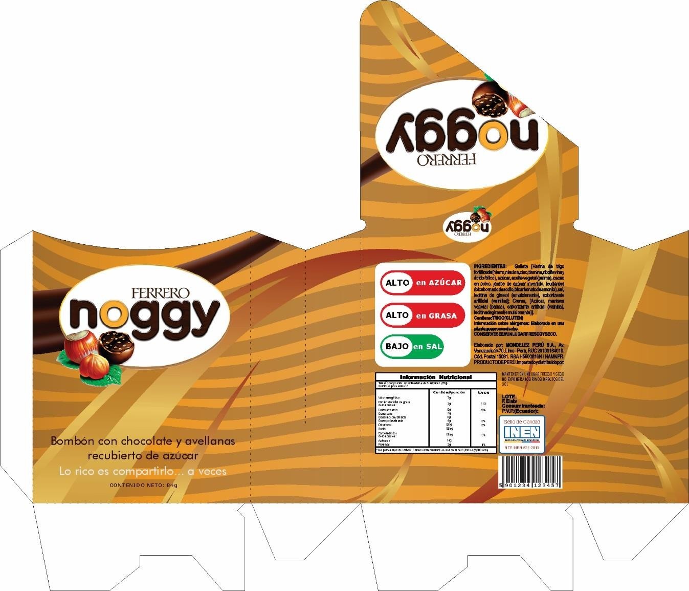 QUÉ ES EL PACKAGING..... ELABORACIÓN DE PACKAGING NOGGY, ADOBE ILLUSTRATOR