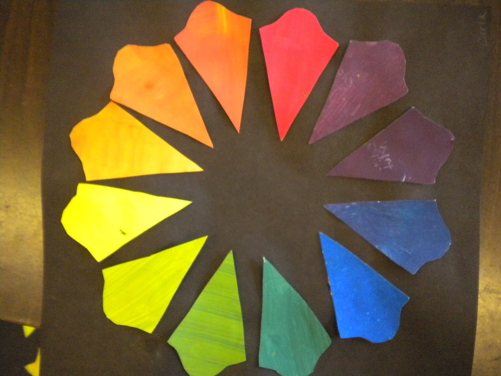 Waitsfield Elementary Art: Color Wheels by grades 3 + 4