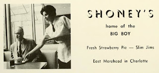 CHARLOTTE EATS: Shoney's Big Boy Drive-Ins **HALL OF FAME EATERIES**