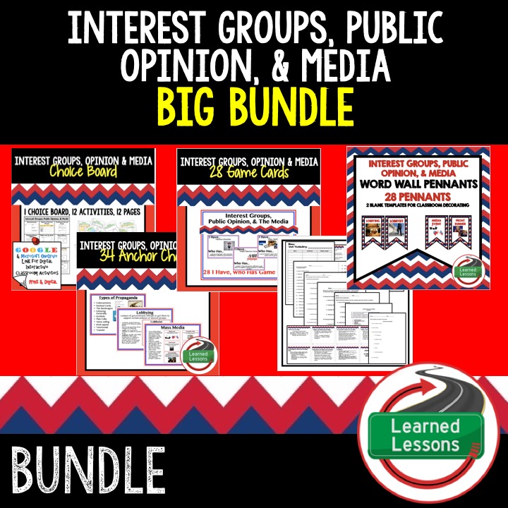 Civics and Government Mega Bundle, Civics Curriculum - Learned Lessons ...