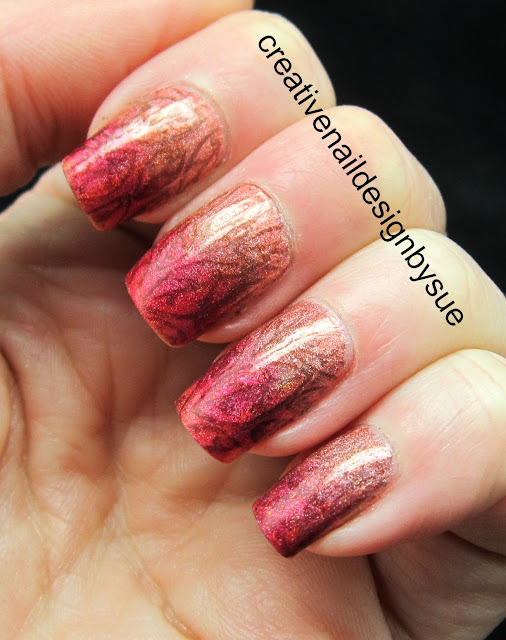 Creative Nail Design by Sue: Fall Into Autumn Challenge-Gradient