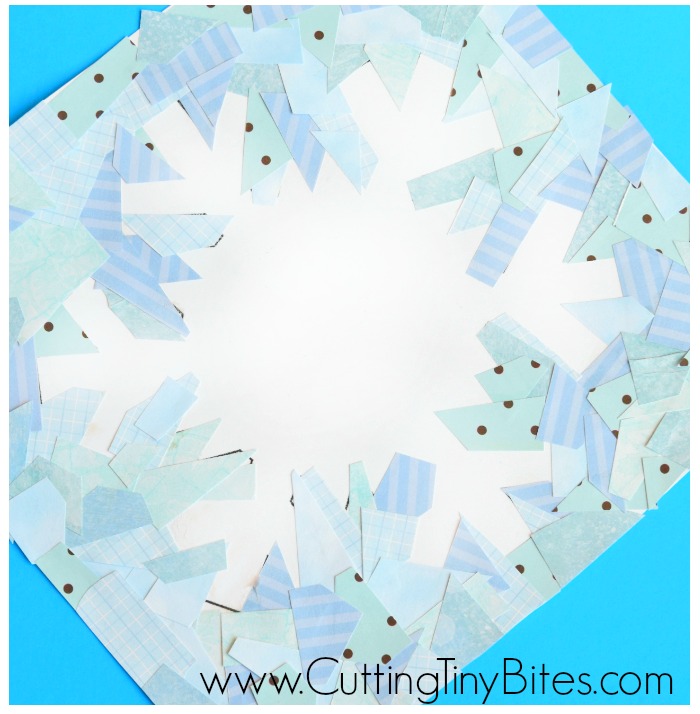 Negative Space Paper Collage Snowflakes | What Can We Do With Paper And ...