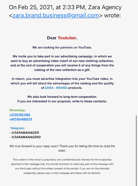 ZARA INFLUENCER COLLABORATION SCAM!