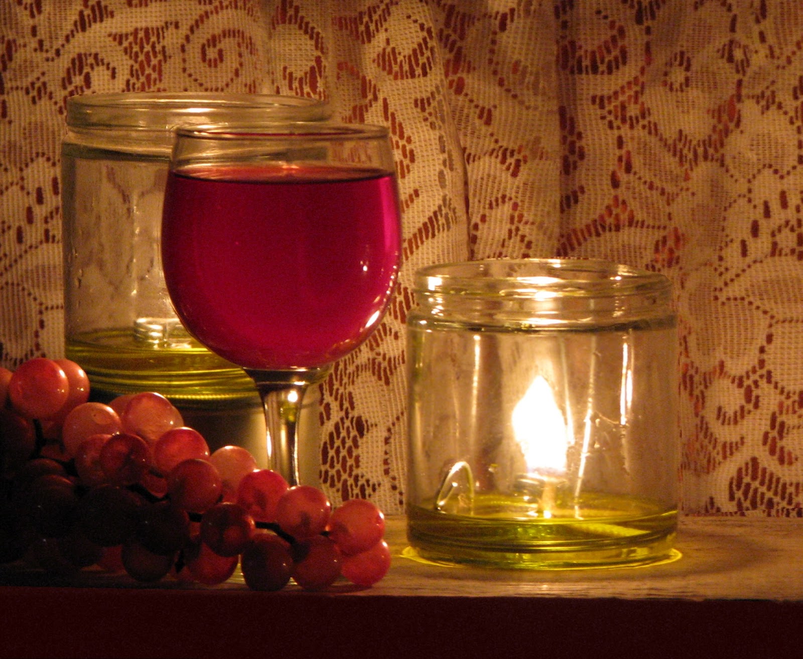 merry corliss OLIVE OIL LAMP gallery