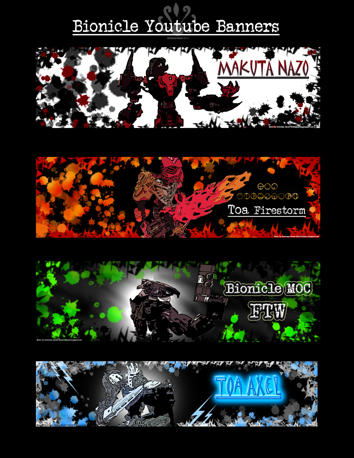 Bionicfusion: Bionicle Youtube Banners- Rules and Requests