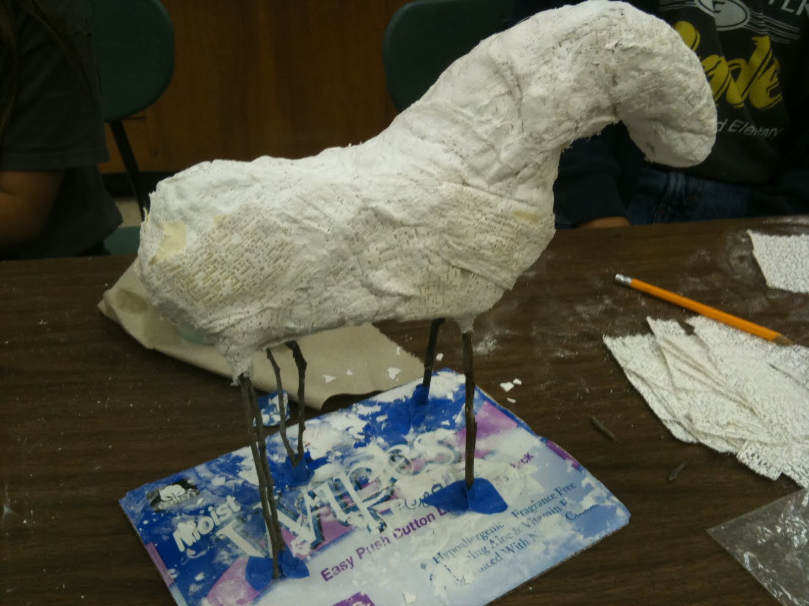 Art Room Blog: Plaster Cast Horses-Art Club Project