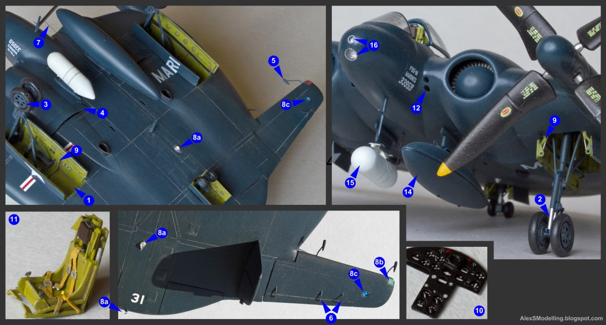 AlexS Scale Aircraft Modelling: Vought F5U-1N Model