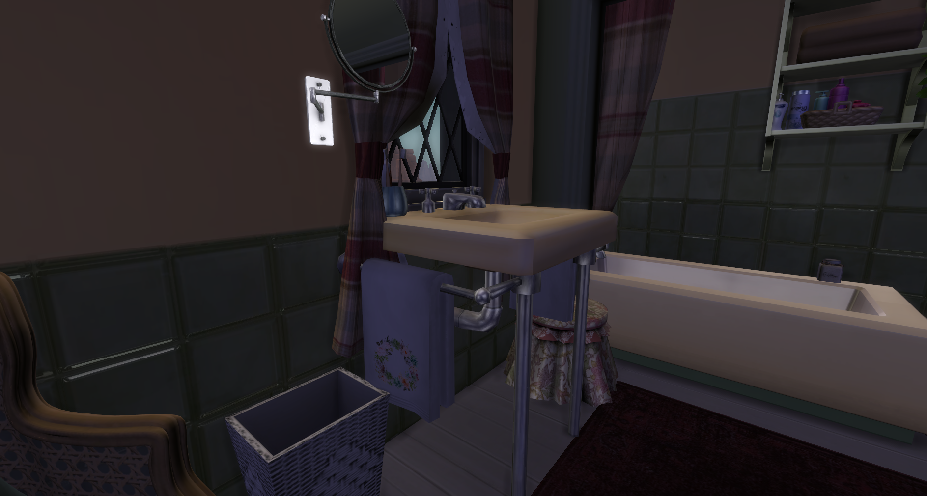 The Sims Powder Room: The Cronhardt