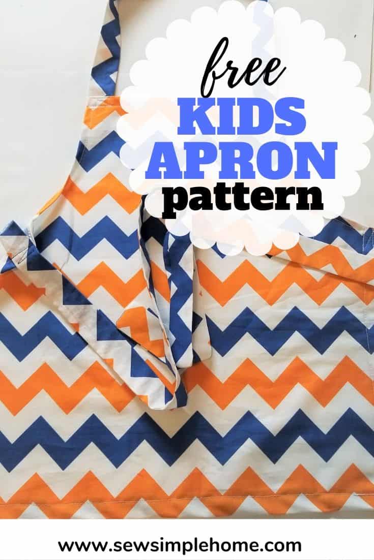 DIY Free Kids Apron Pattern & Tutorial | Sew Simple Home
