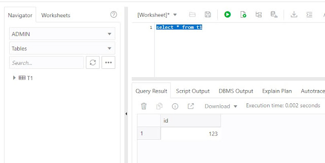 Soumya's Database Blog : How to create Refreshable Clone on Autonomous Database