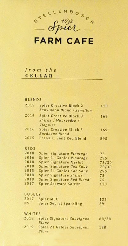 .: Spier launches The Spier Farm Café