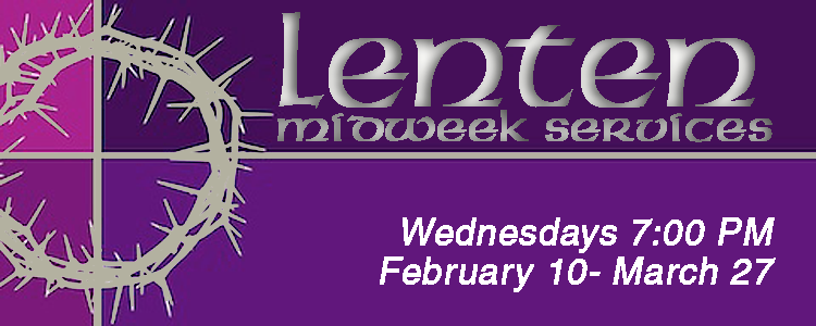 Saint John Lutheran Church, Charter Oak, Iowa: Lenten Midweek Services ...