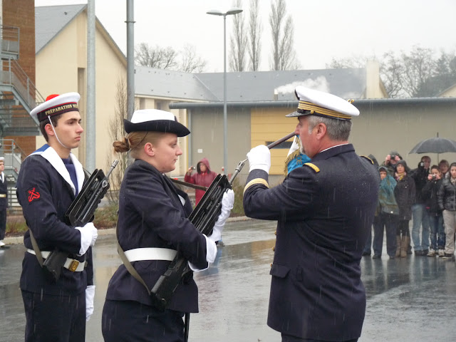 PREPARATION MILITAIRE MARINE DE BRIVE: CEREMONIE DE REMISE DU FANION