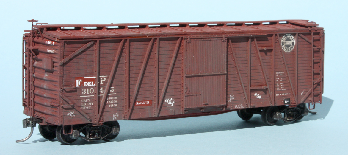 modeling the SP: Resin box car build, Part 3