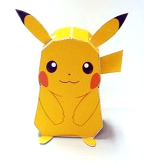 Pokemon : Pikachu Paper Toy | Paperized Crafts