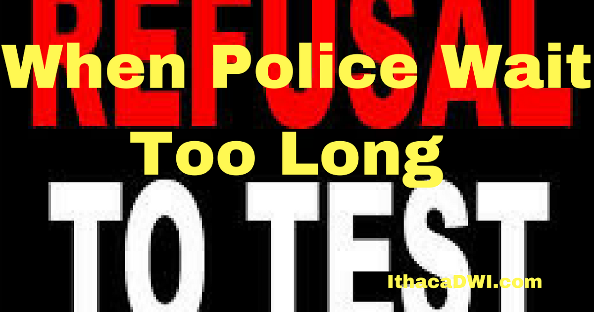 Ithaca DWI Lawyer Blog: Breath Test Refusal Can't Be Used in DWI Trial