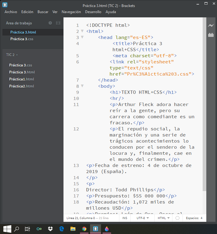 Lenguaje Html 5 Y Css 3 Sesión 3