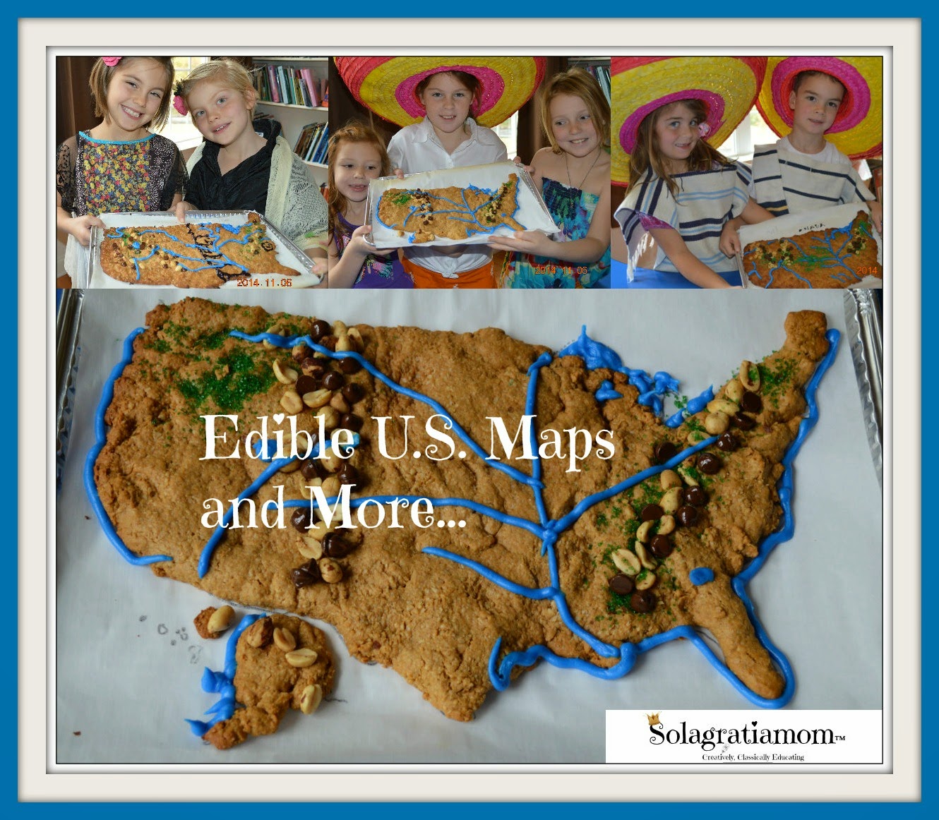 Solagratiamom: Edible U.S Maps and More!