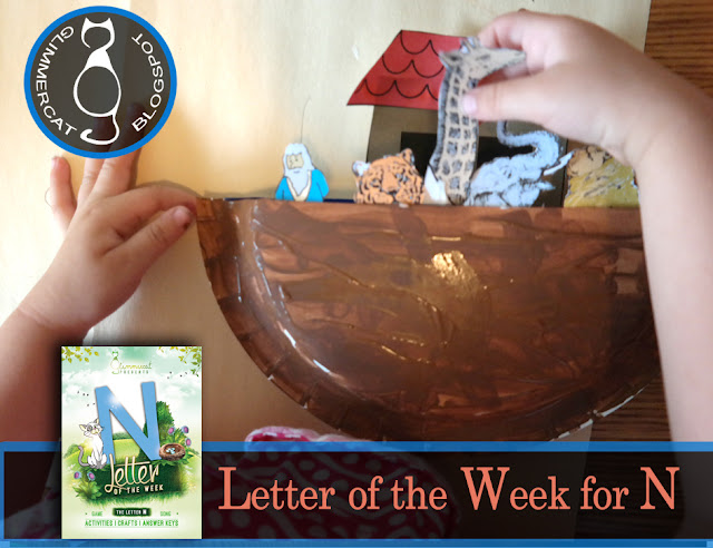 Glimmercat Education: Letter of the Week for N