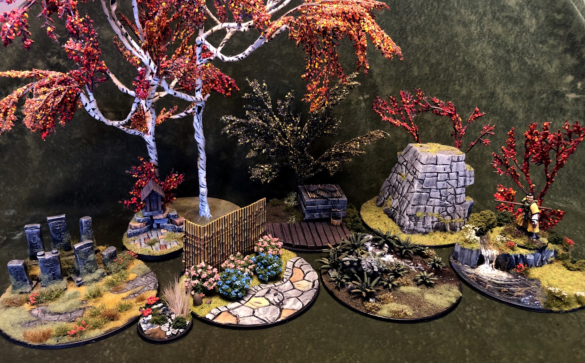 Carmen's Fun Painty Time: 40mm Samurai terrain objectives