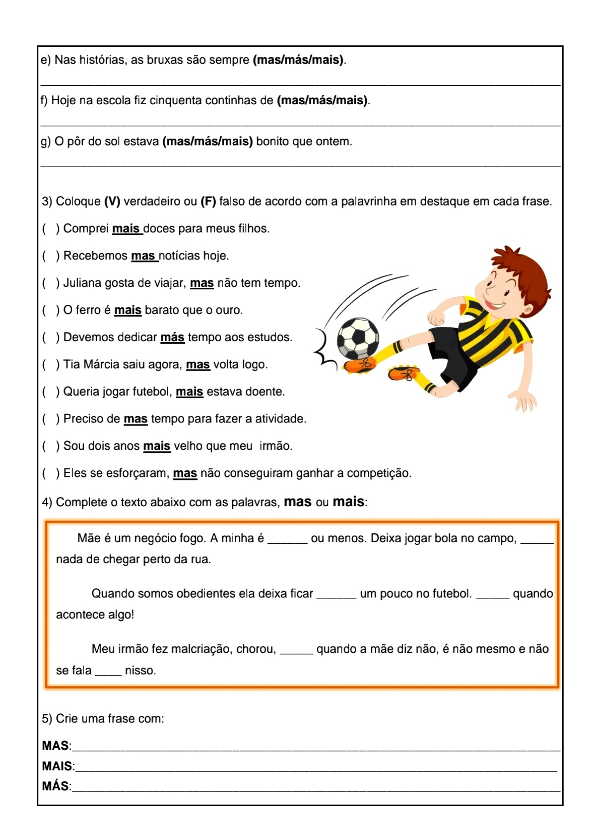  L ngua Portuguesa Mas M s E Mais Atividade De L ngua Portuguesa Para