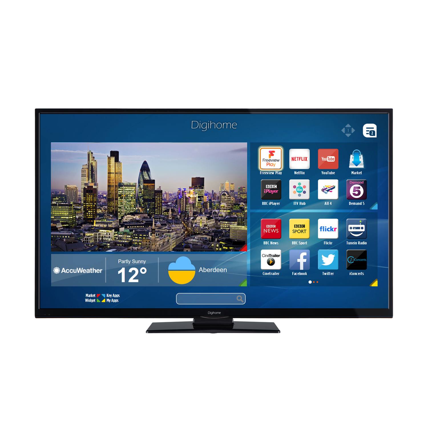 Digihome 55292UHDSFVPT2 55 4K Ultra HD Smart LED TV specs