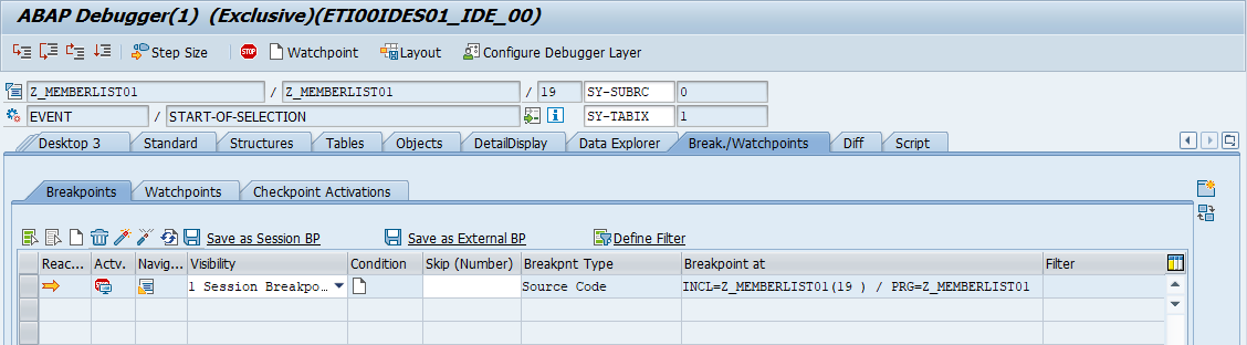 Breakpoint’leri Kaldırmak ve Debugger’ı Kapatmak | SAP Muhasebe