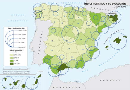 LOS SECTORES ECONÓMICOS: LOCALIZACIÓN DE LOS SECTORES ECONÓMICOS EN ESPAÑA