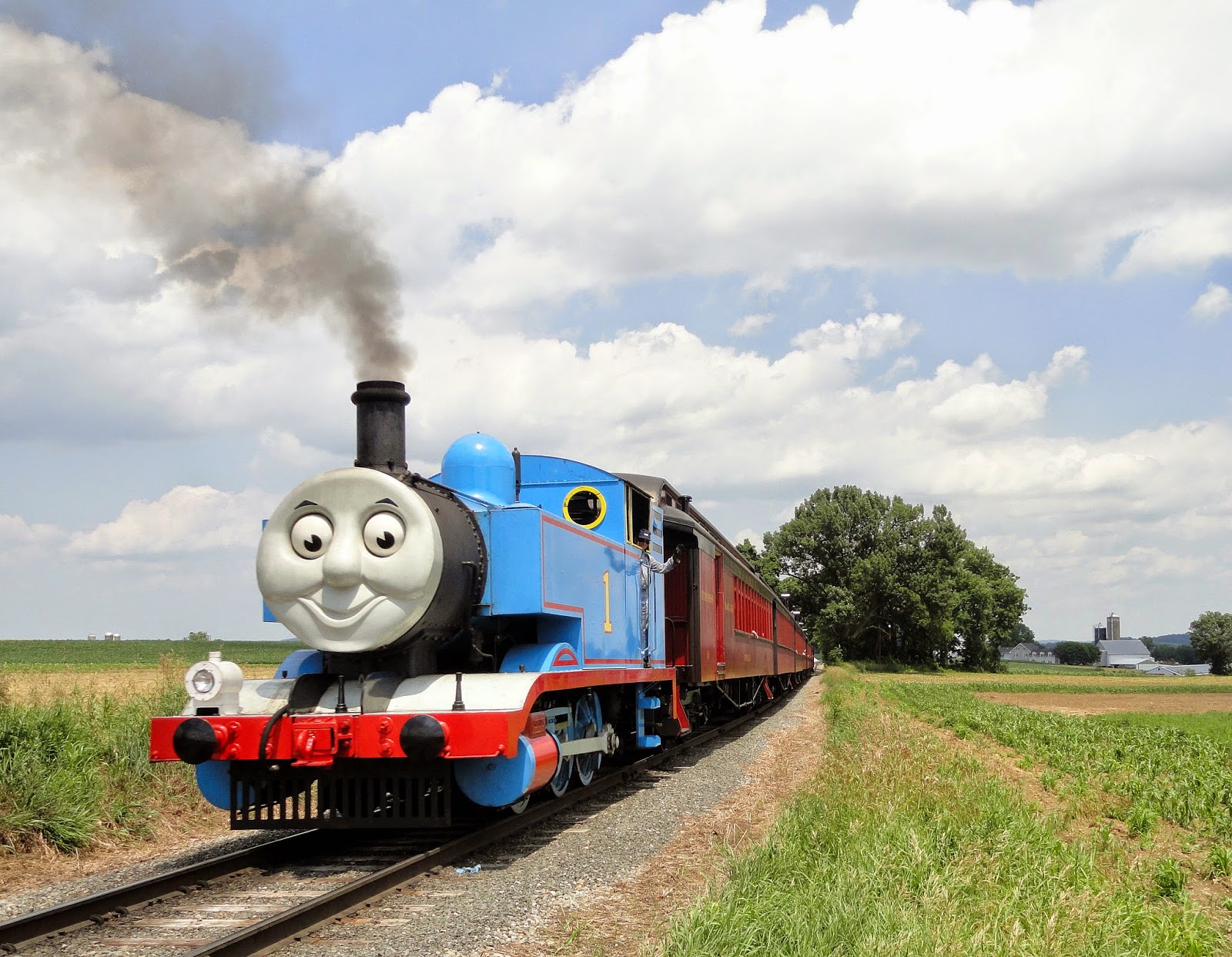 Percy and Thomas the Tank Engine Visit Strasburg Railroad {Giveaway ...