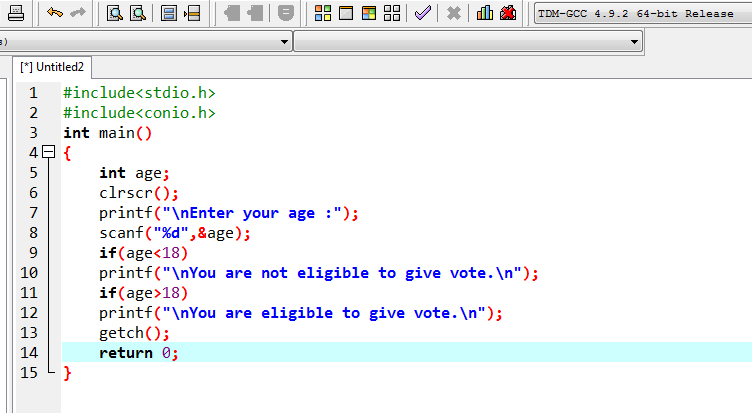 Decesion Making In Ccif If Else Nested If If Else Switch