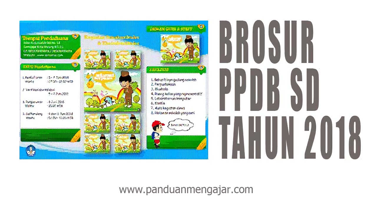 Brosur PPDB SD Tahun 2018 Format Word (Mudah Diedit) | Orecipez