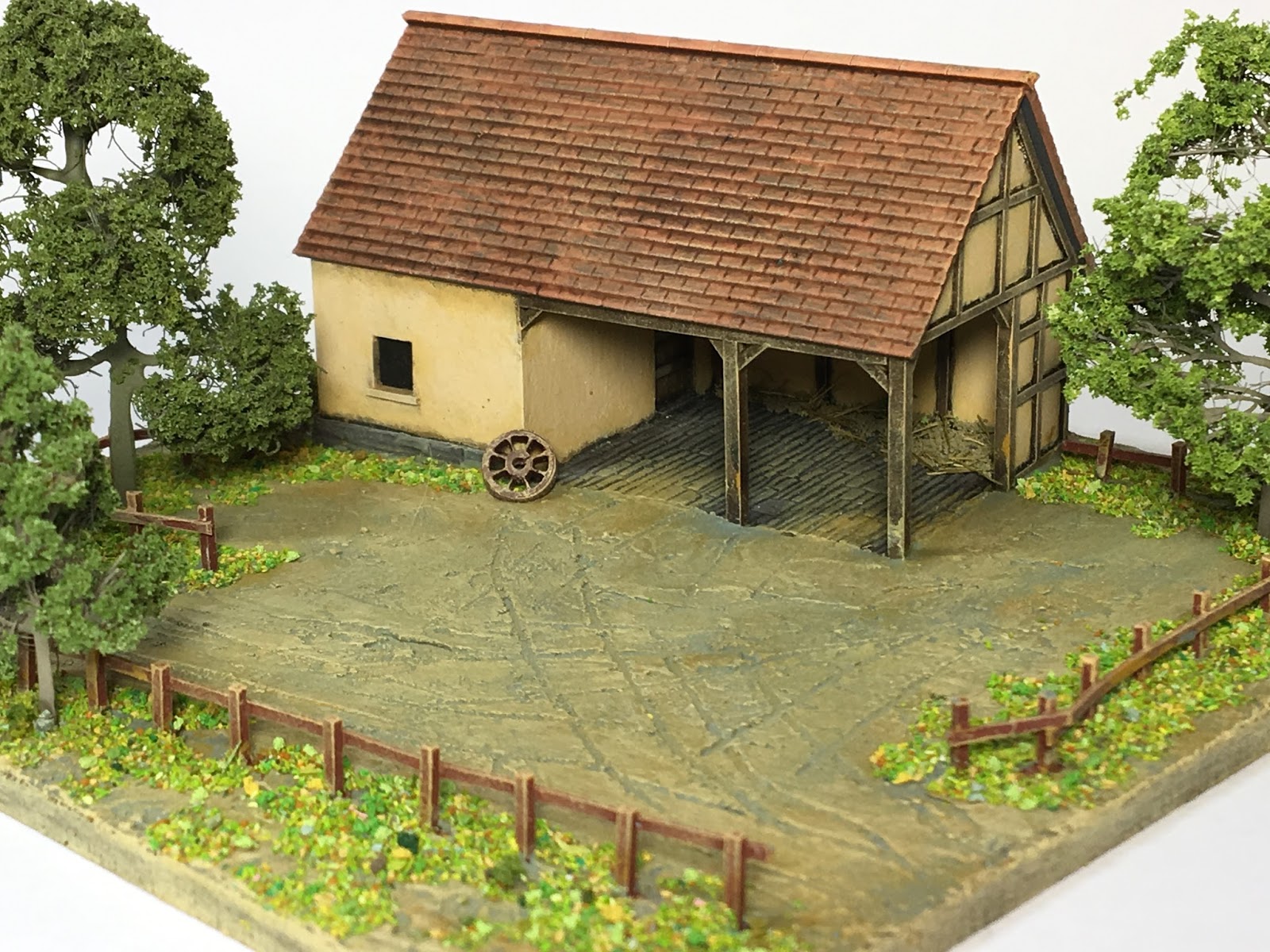 Jimbibblyblog: 10mm German stables/barn