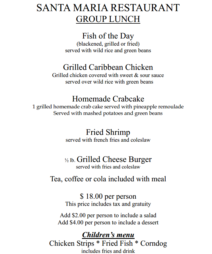 Santa Maria Restaurant