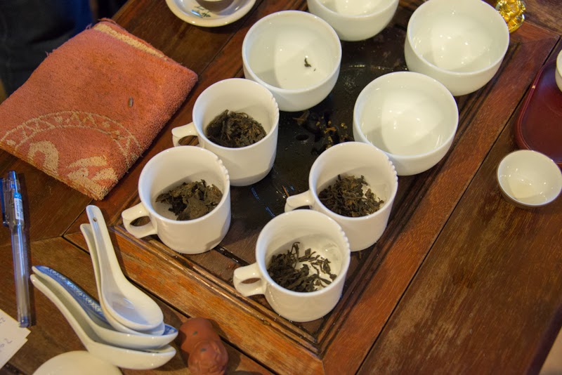 Floating Leaves Tea: Comparing Menghai Factory Puer #7542