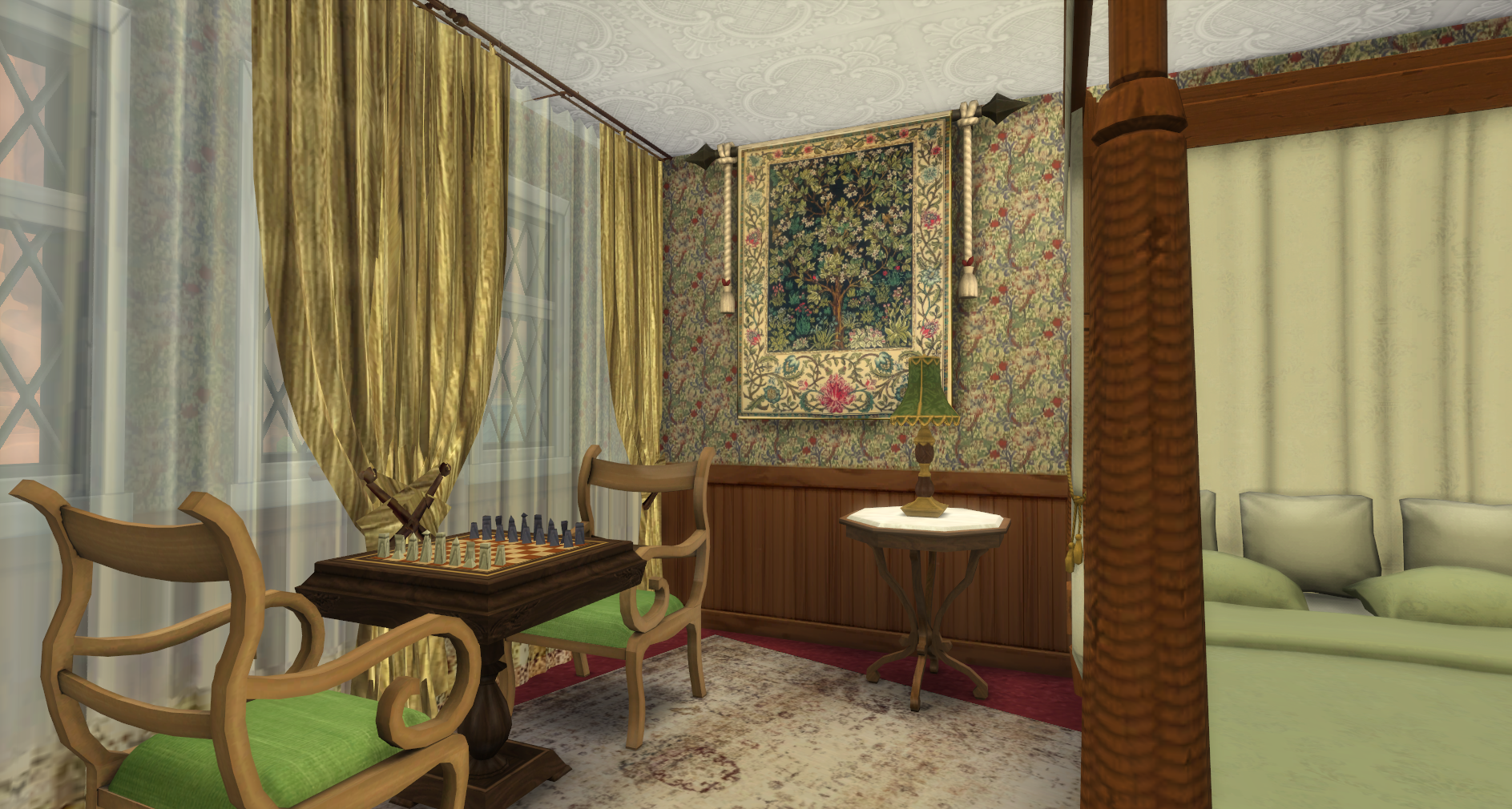 The Sims Powder Room: The Cronhardt