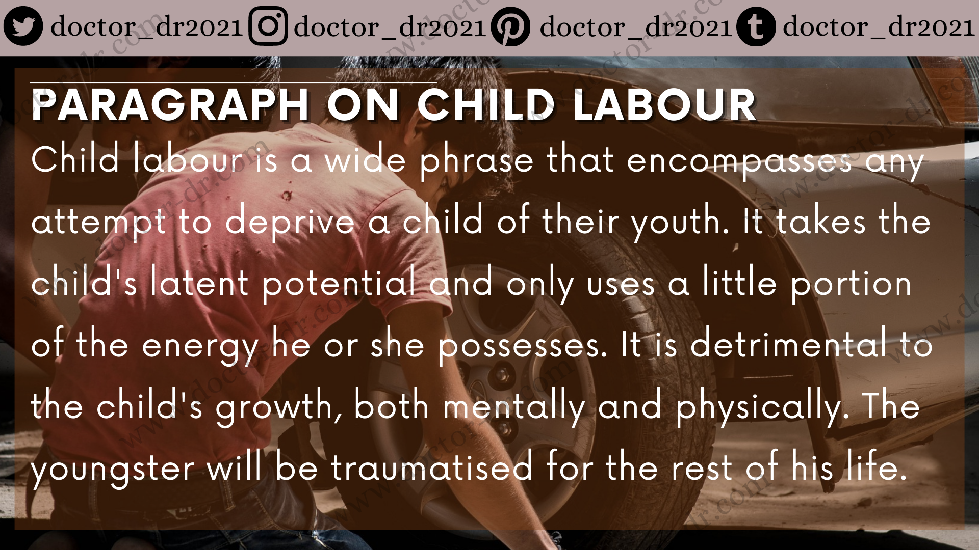 (Short Essay) Paragraph Writing on Child Labor Best Essay and Easy ...