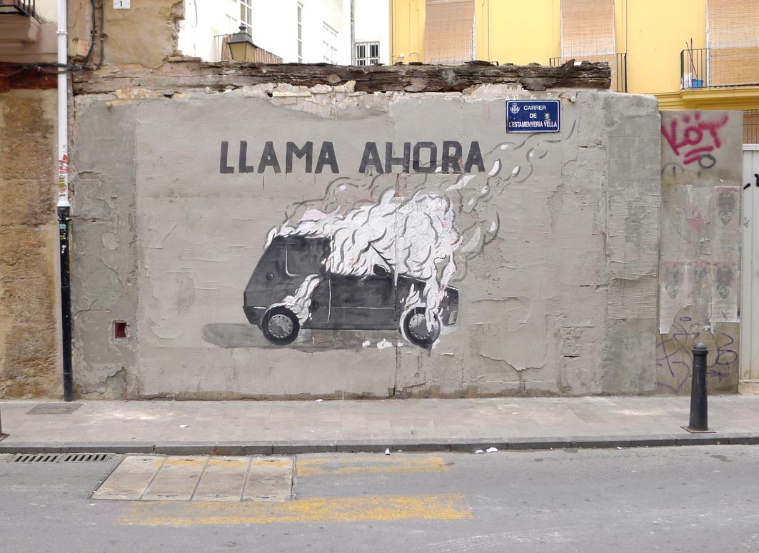 Escif New Mural In Valencia, Spain – StreetArtNews