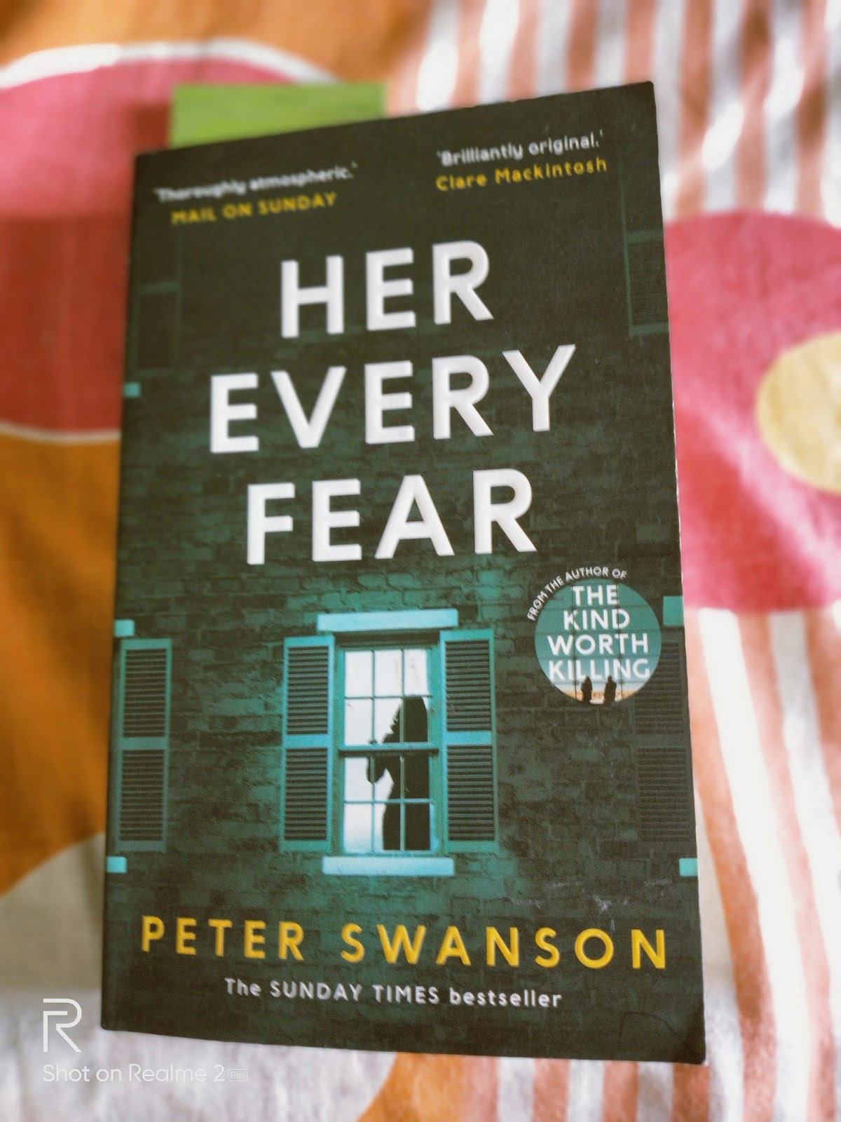 Book Review: Peter Swanson's 'Her Every Fear' ~ random thoughts.....