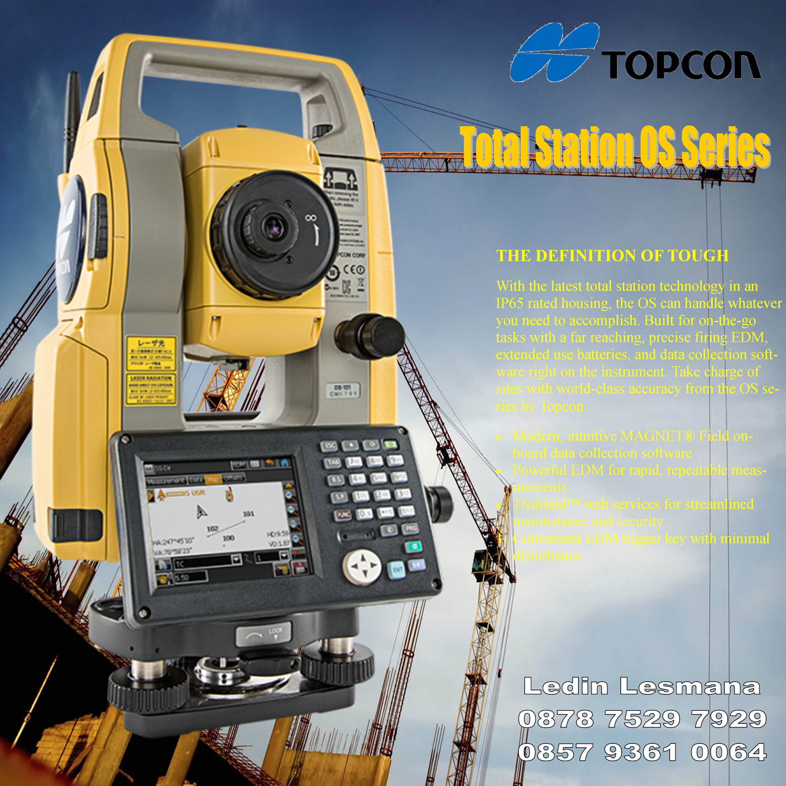 TOPCON Total Station ES Series - Mandiri Sejahtera Survey