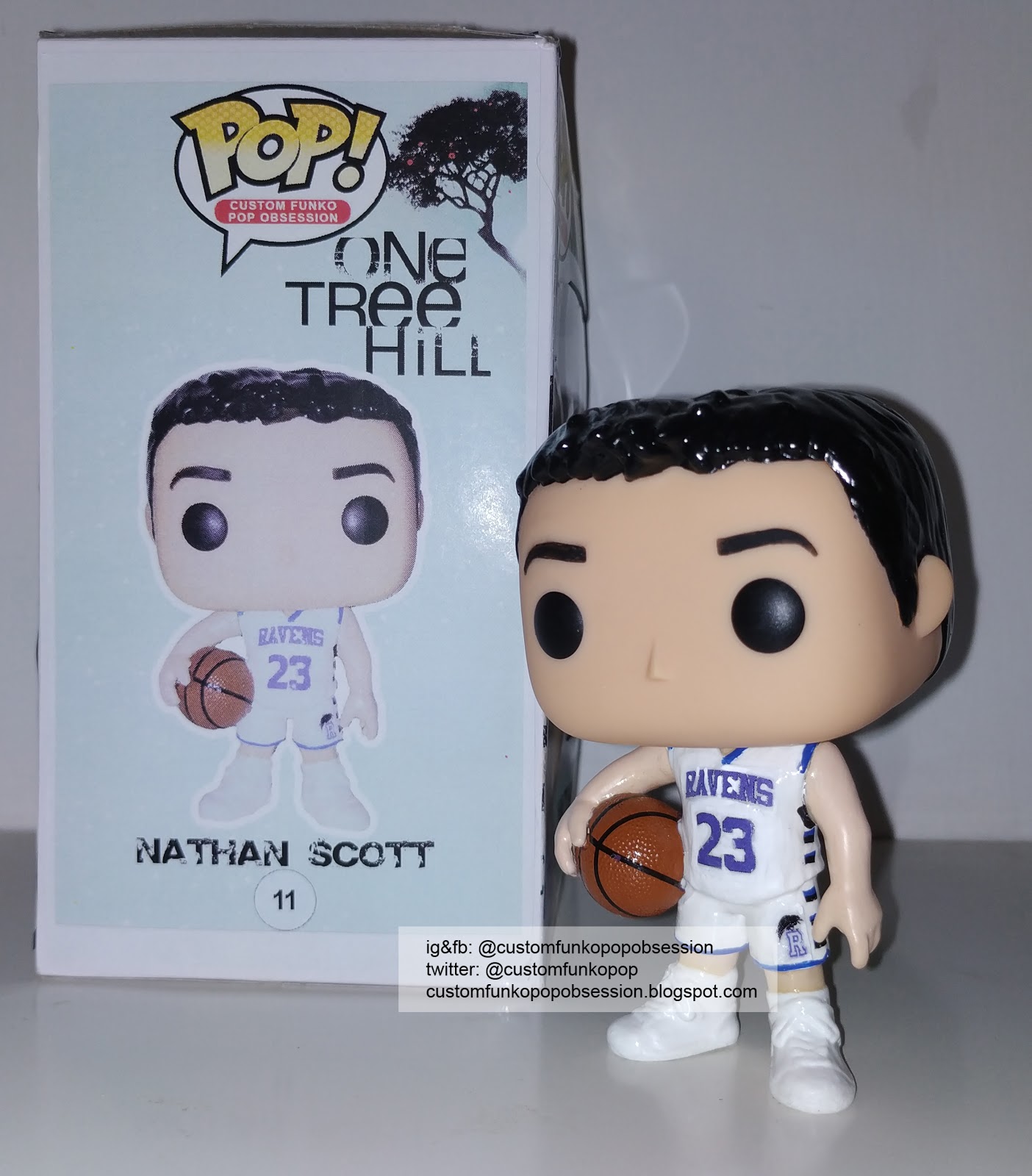 One Tree Hill Custom Funko Pop of Nathan Scott