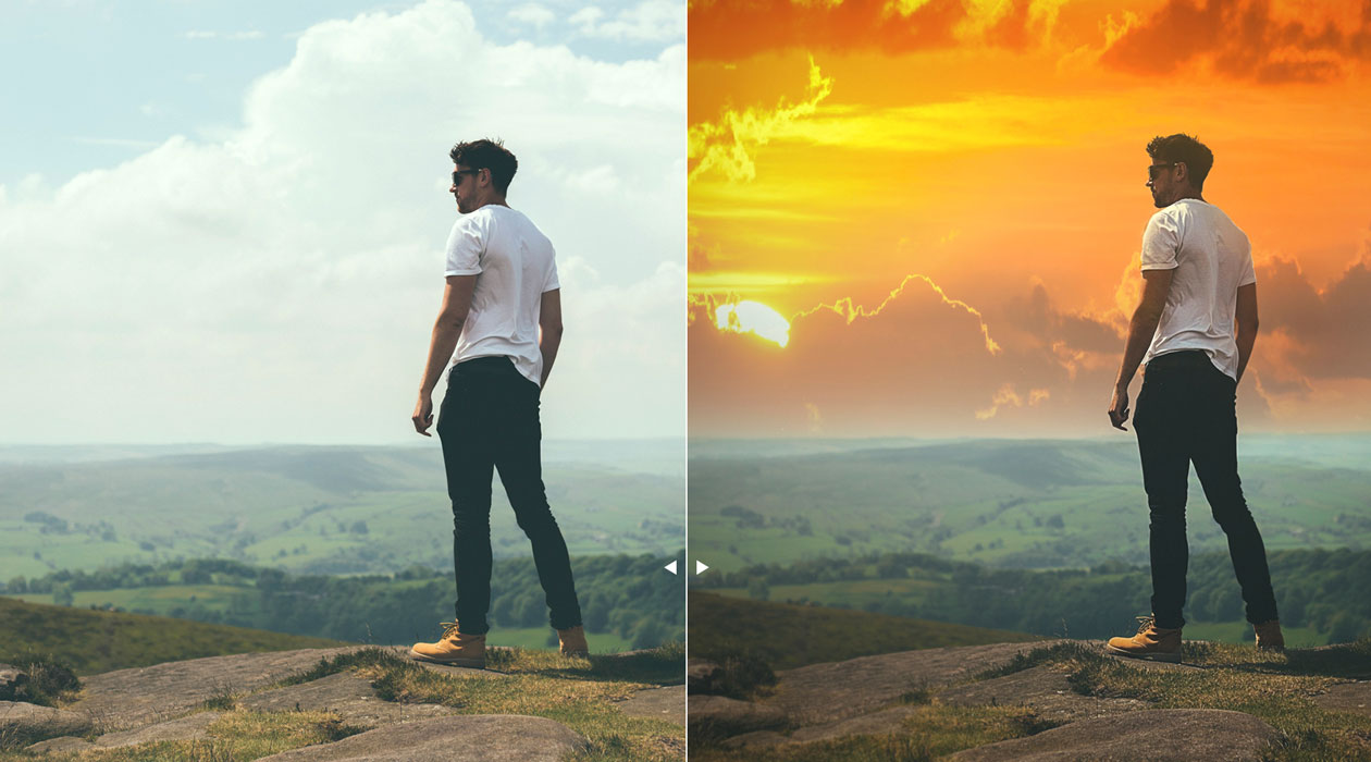 How to Add a Sunset, Sky to Any Photo in Photoshop | dR Design Resources