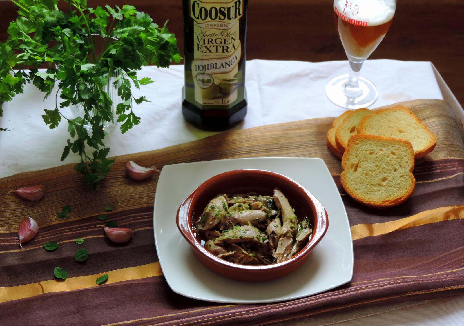 Melva al Ajillo - Cocinando con las Chachas